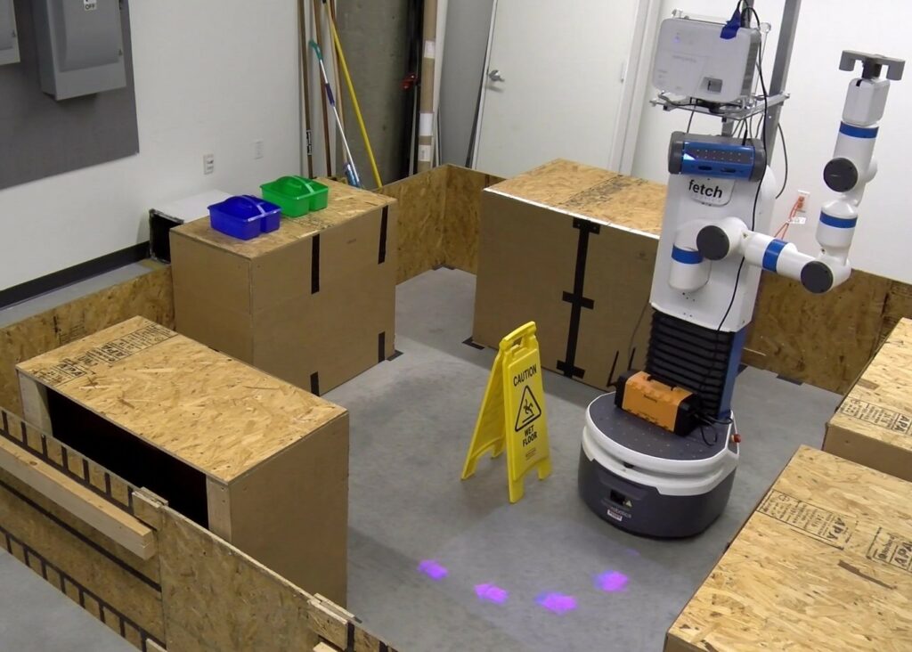 Projecting Robot Navigation Paths: Hardware and Software for Projected AR - Zhao Han, Ph.D.